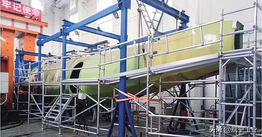 "Xinzhou" 60 Remote Sensing Aircraft's Middle and Rear Fuselage Four ...