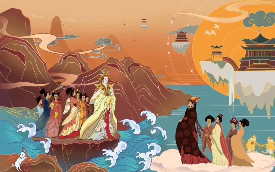 Is the story of King Mu of Zhou and Queen Mother of the West in the ...