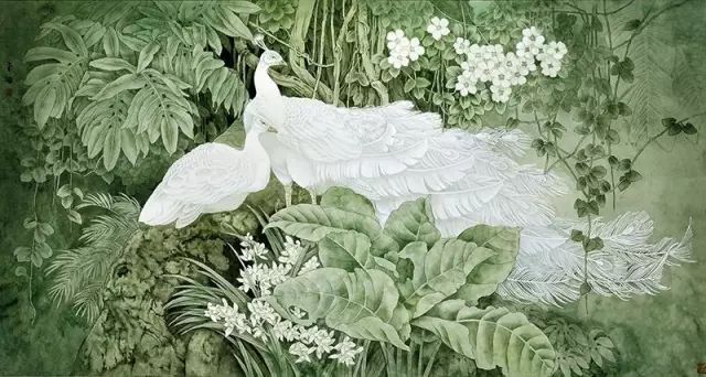 Her new gongbi paintings are full of celestial and poetic realms - iNEWS