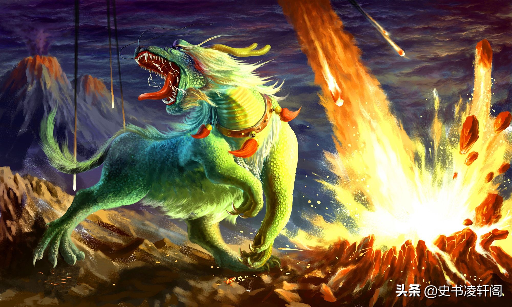 In ancient myths, the four great beasts, such as Qinglong Xuanwu, are ...