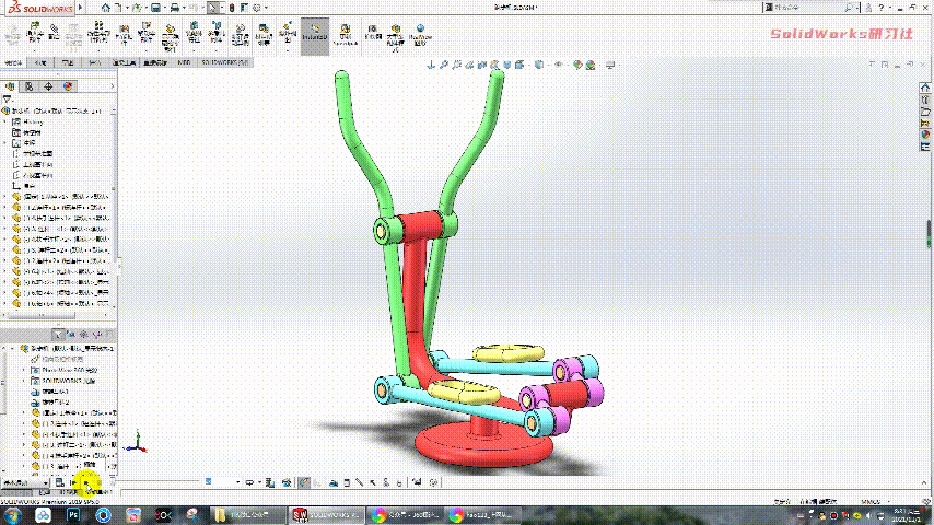 Treadmill fitness machine made with SolidWorks - iNEWS