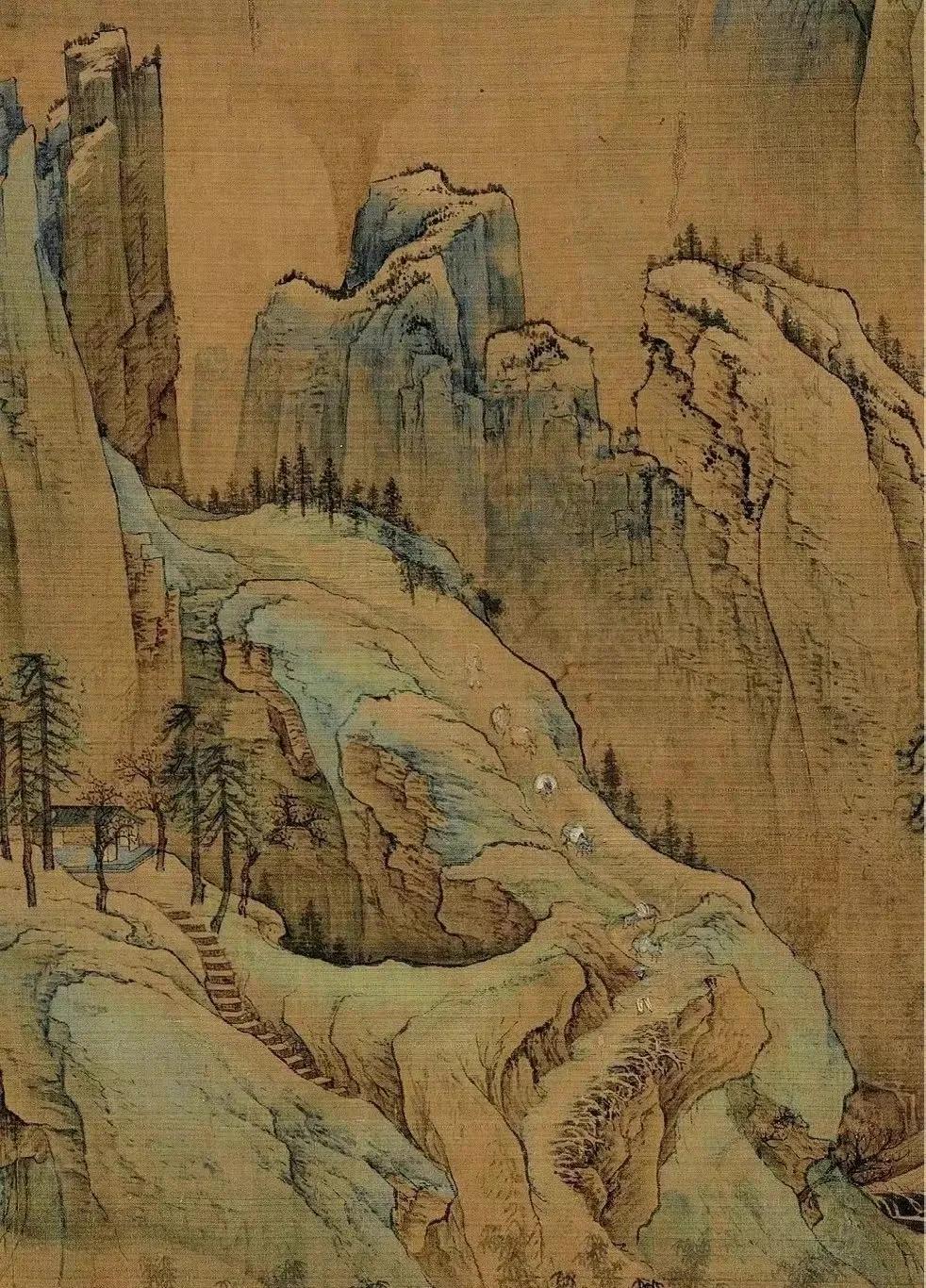 Appreciation of Zhao Boju's painting "Autumn Colors of Mountains and ...