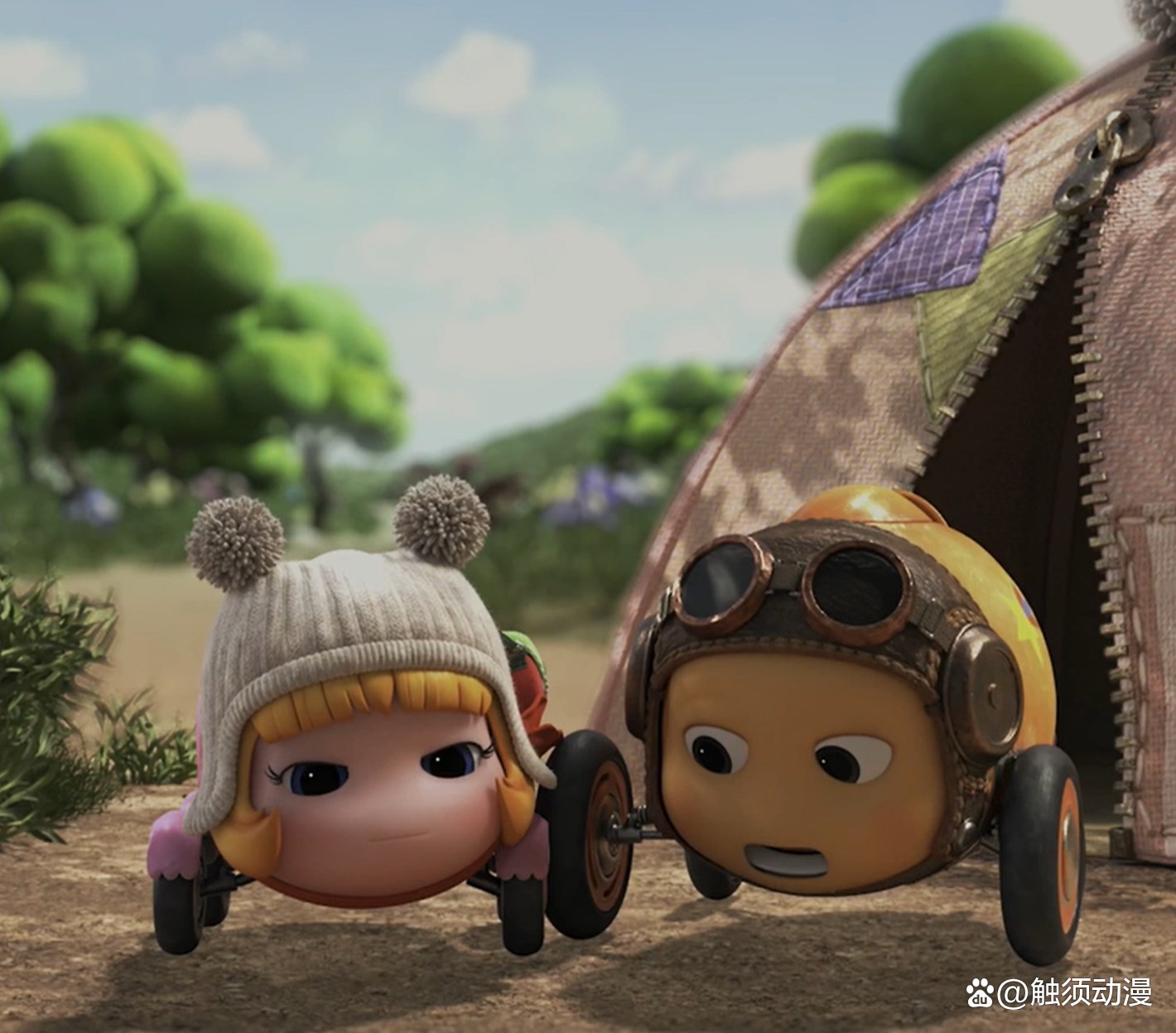 CCTV's 4K 3D animation "Ben Ben Little Speed Car" and the Japanese ...