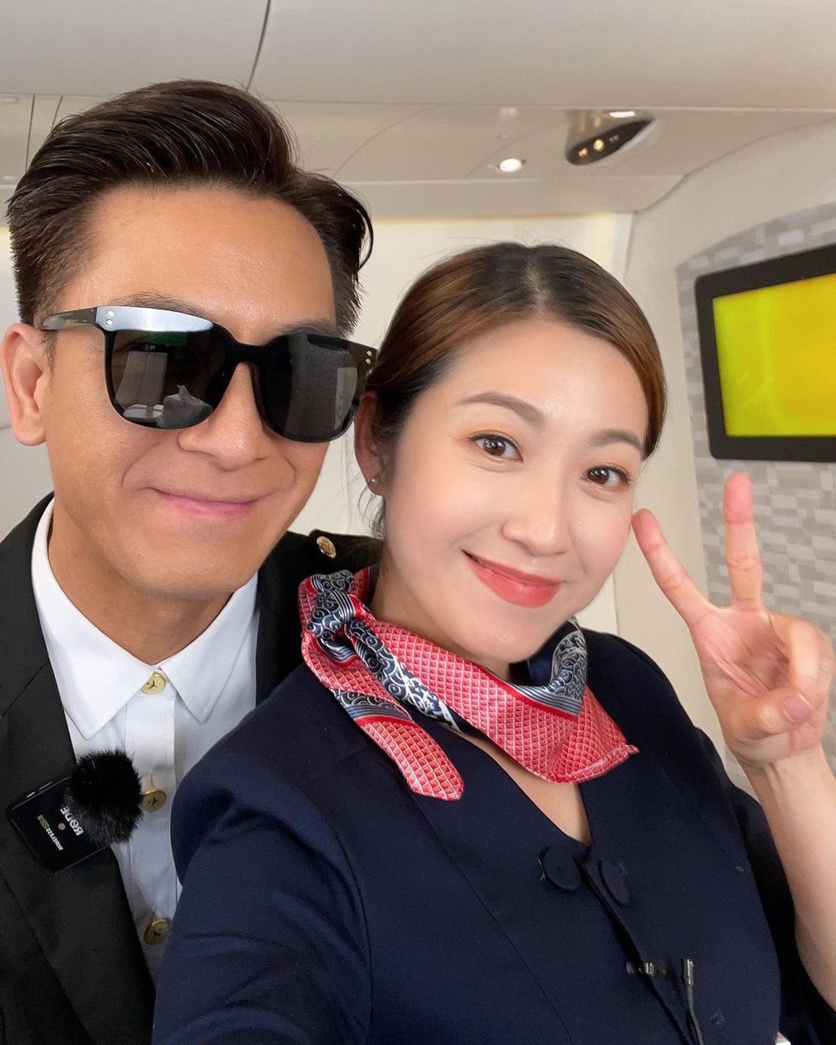 Chen Ziyao set a record with the stewardess LOOK, and attracted more ...