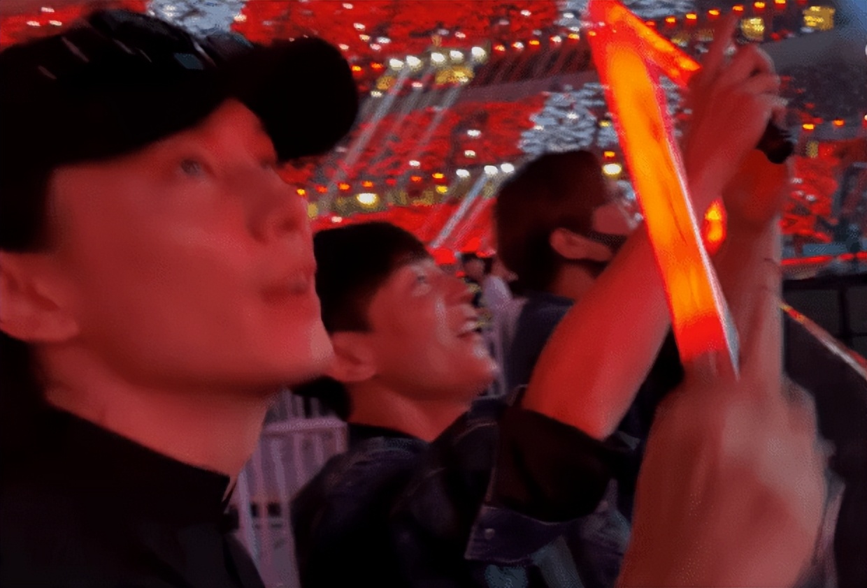 Xie Na, Zhao Liying and other friends watched Zhang Jie's concert and ...