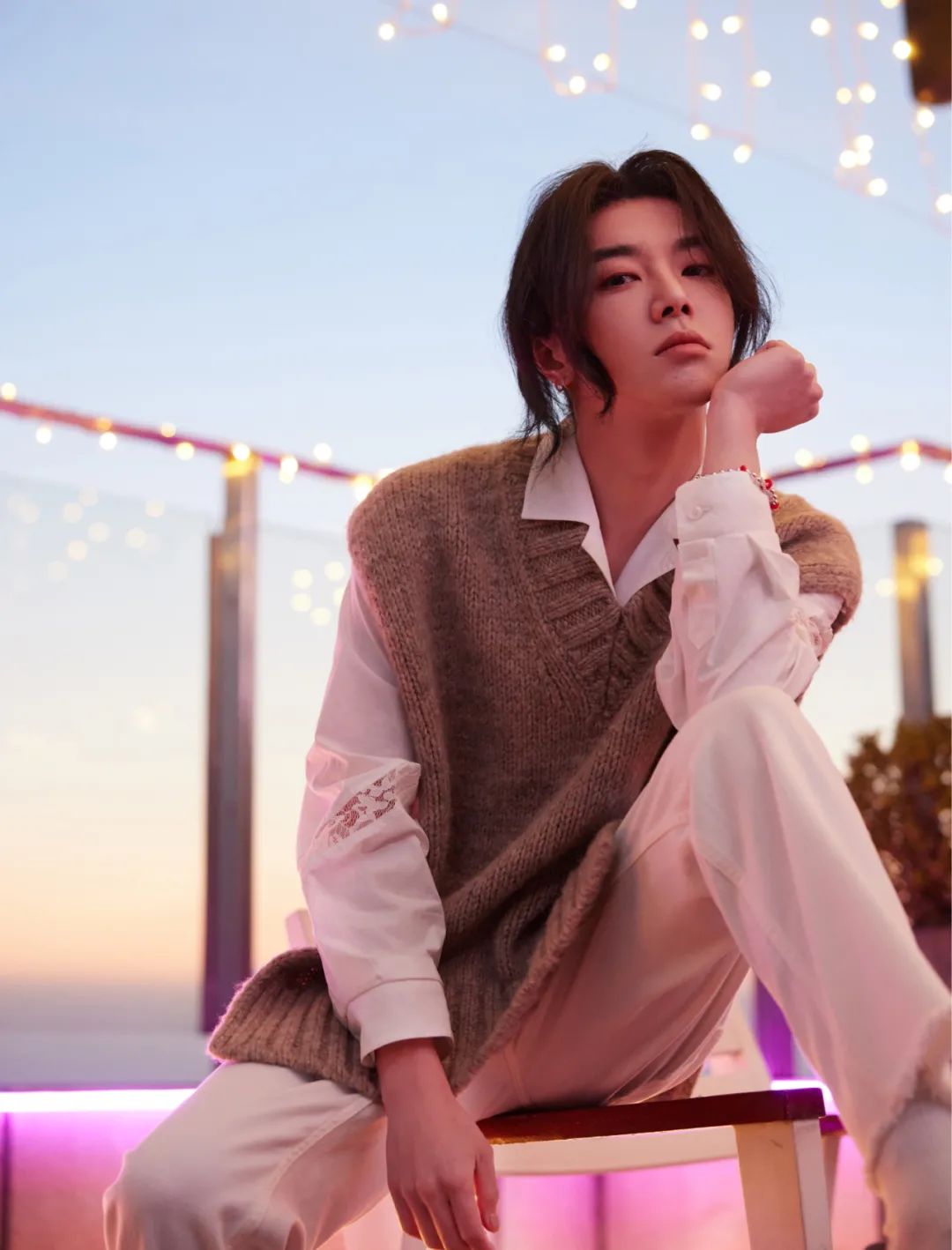 Hua Chenyu's simple and beautiful appearance appeared in L'Oreal brand ...