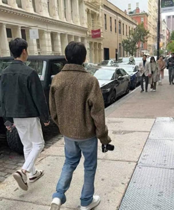 Wang Yuan was accidentally encountered while shopping in New York ...