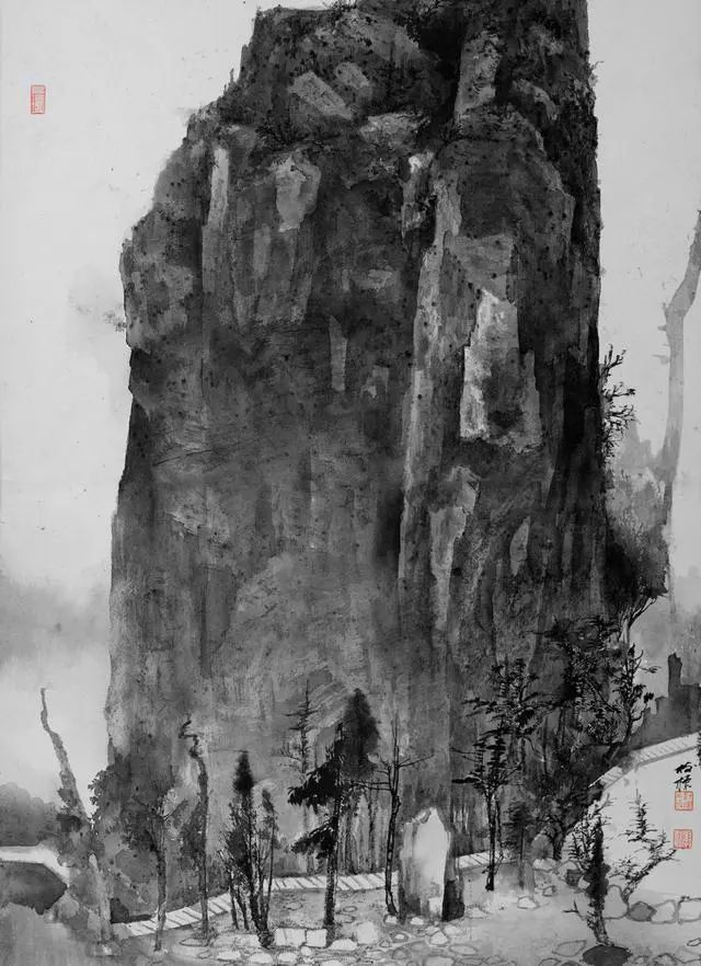 Gao Shubiao imitates the ancient landscape painting - iNEWS