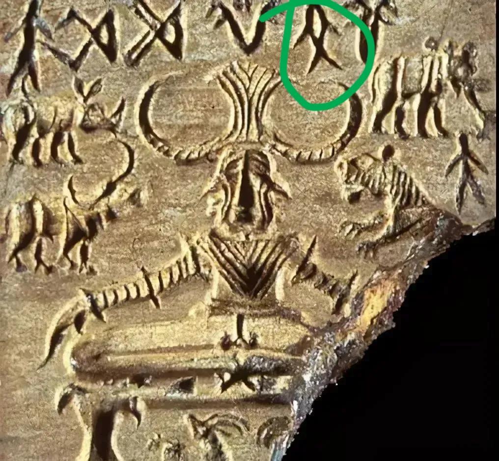 This ancient Chinese character of the Harappan civilization proves that ...