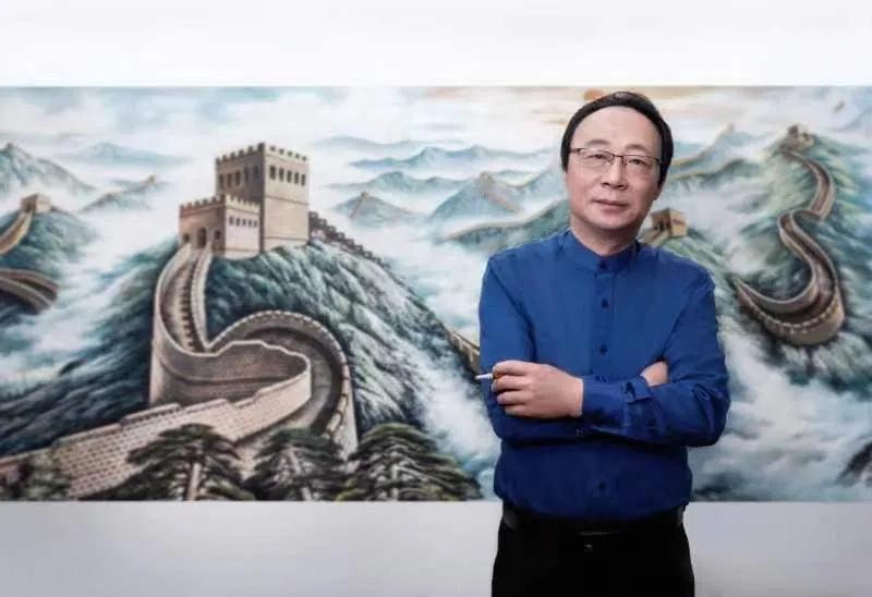 Spread the paper, swipe the brush, walk the dragon, draw straight like ...