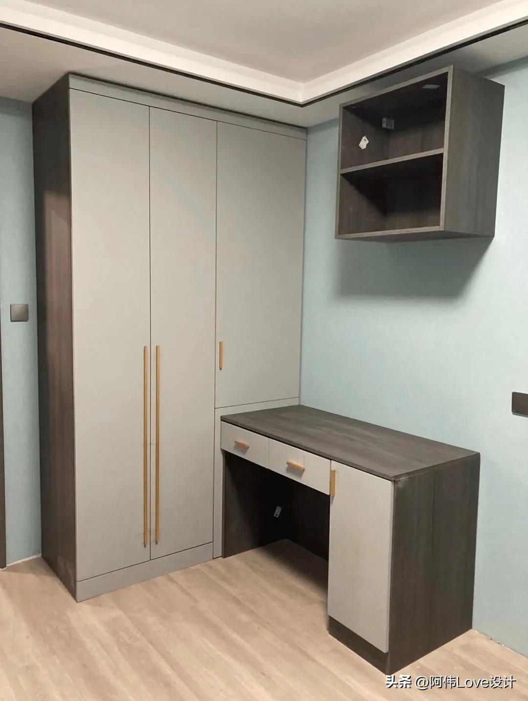 wardrobe with desk design - iNEWS