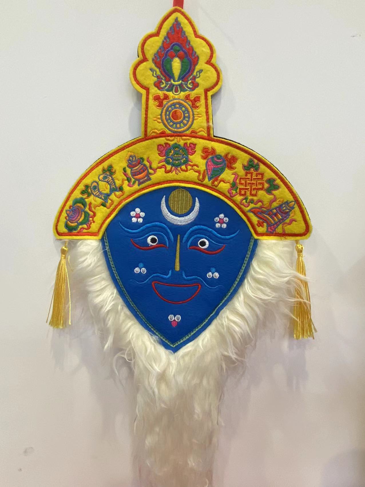 Introduction and classification of Tibetan opera masks, masks of ...