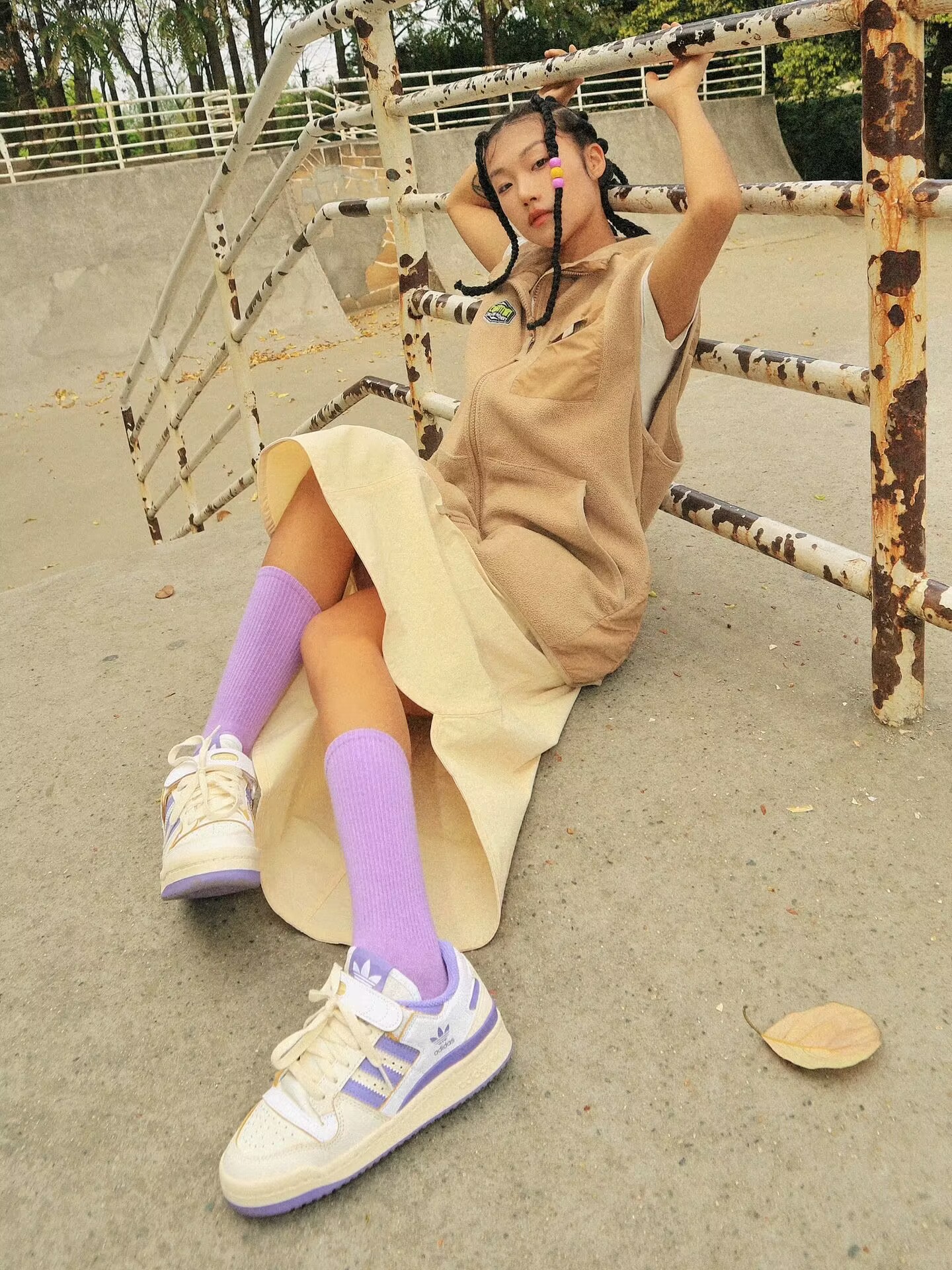 Street and retro new color OOTD - iNEWS