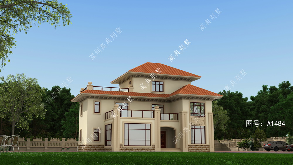 High-value European-style villas are most suitable to be built in the ...