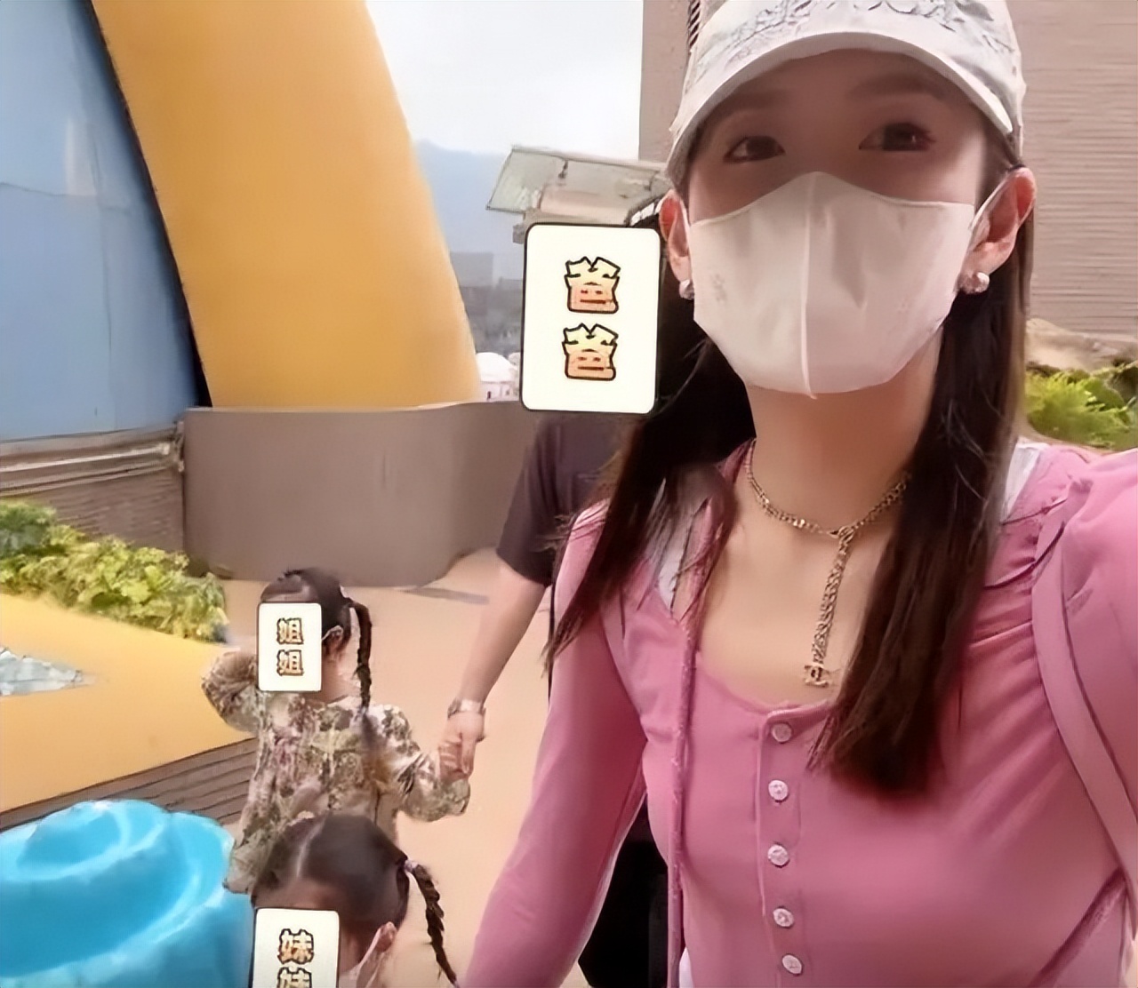 Sun Yizhou's family portrait is exposed, and her daughter's face is ...