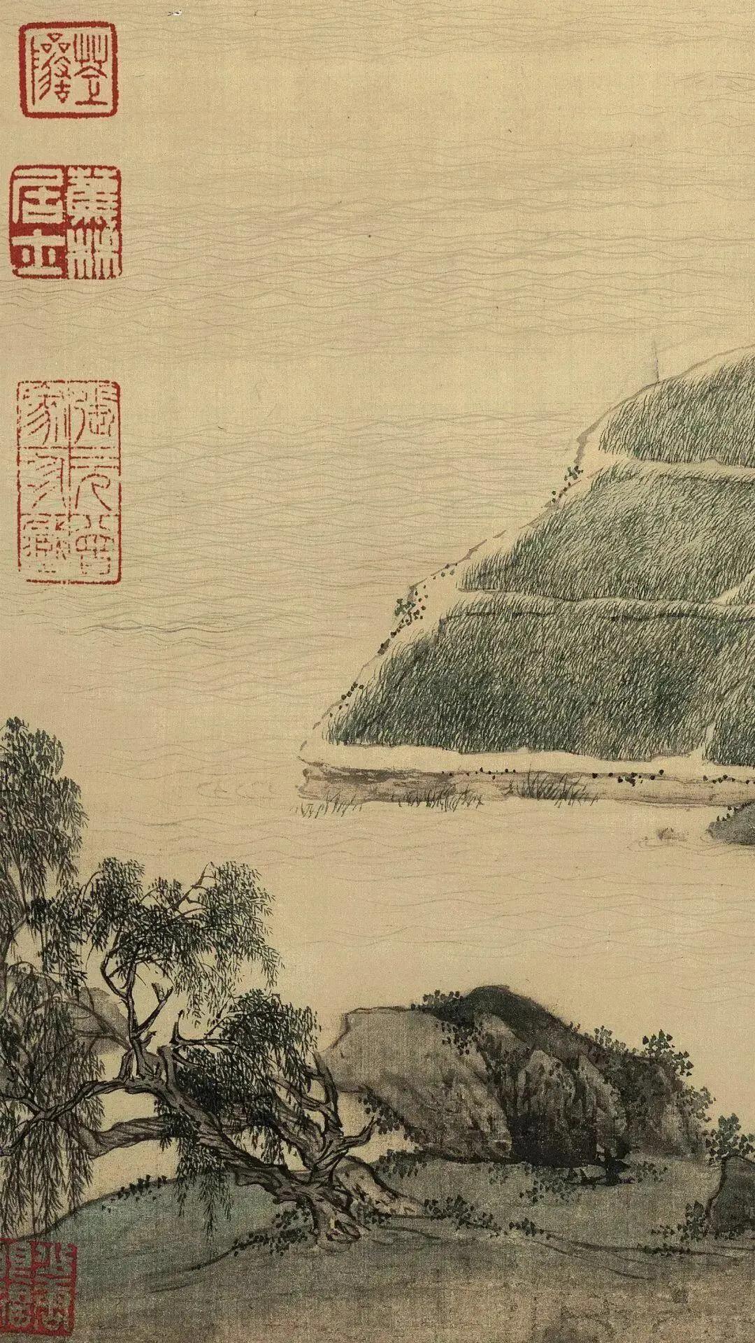 Qiu Ying's painting "Lianxi Fishing Hidden Picture" - iNEWS