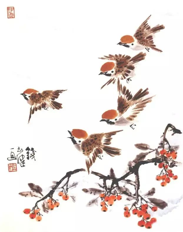 Birds and Flowers - Qian Xingjian's Birds - iMedia