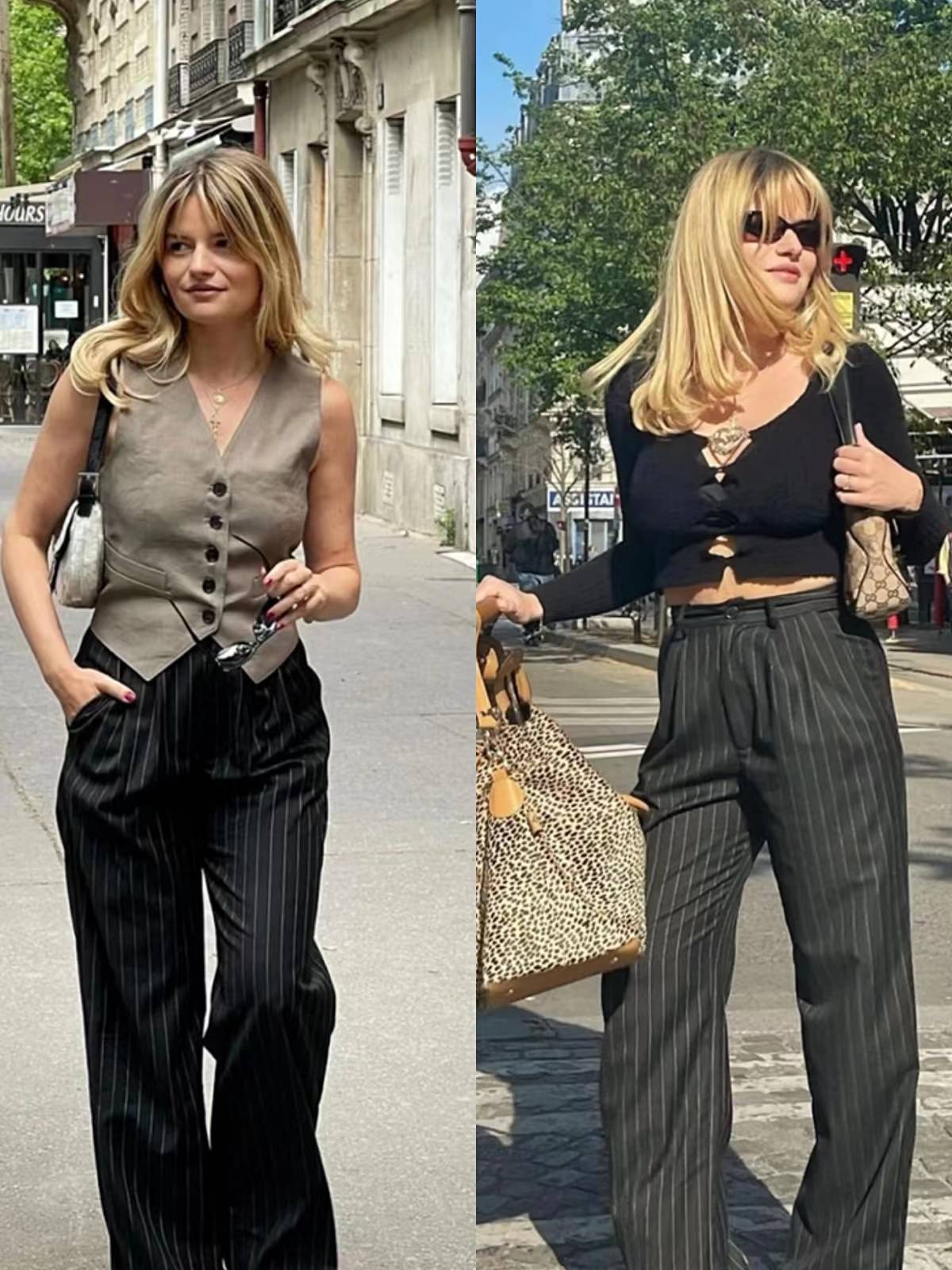 French bloggers' early autumn outfits: elegant and delicate to show the ...