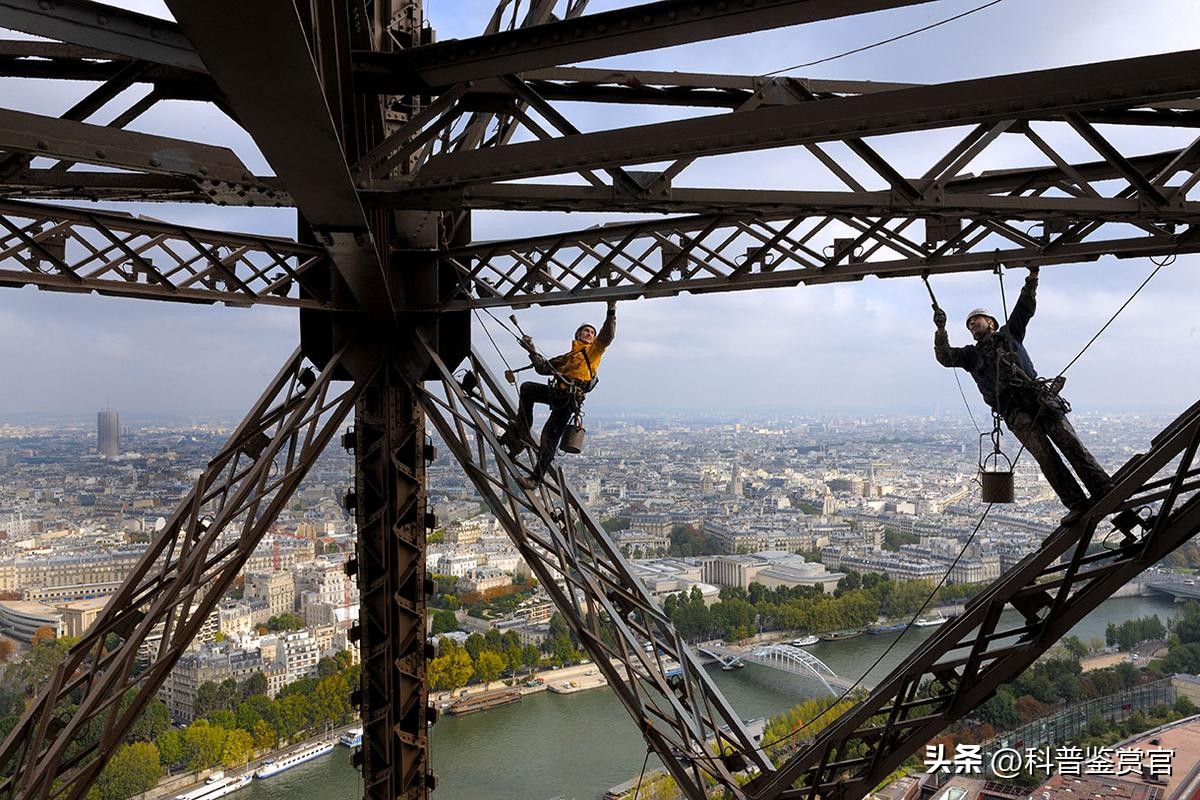 The Eiffel Tower is full of rust, and it took 400 million to paint 5% ...