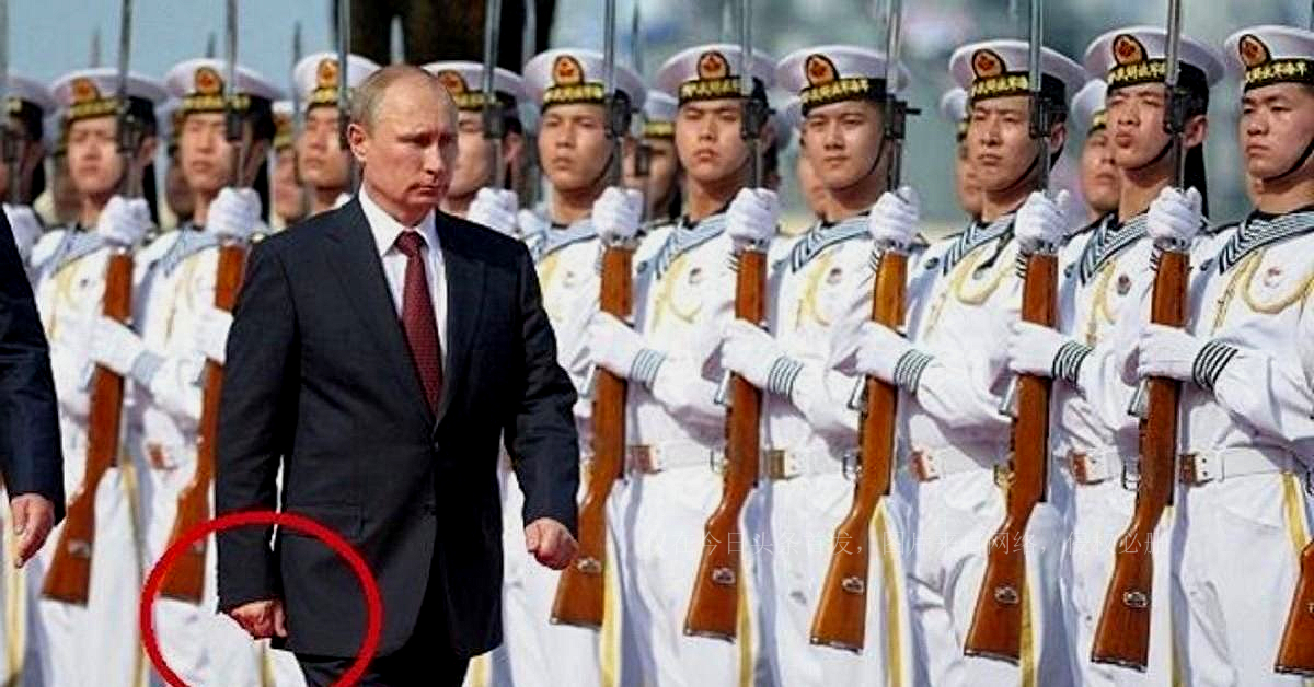 Putin barely moves his right arm when walking. His unique posture is ...