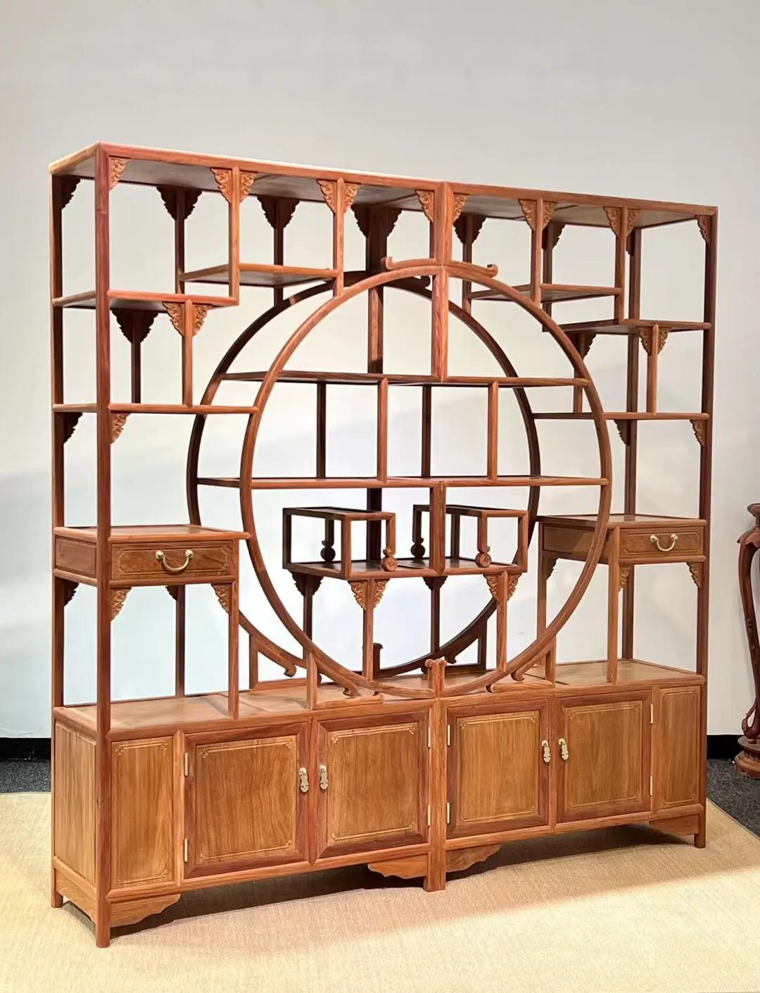 Burmese rose pear outer square and inner circle antique frame - iNEWS