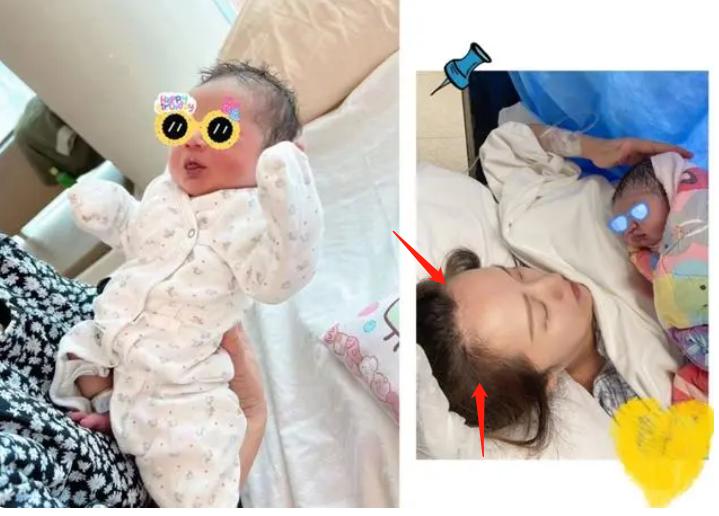 The 38-year-old wife Li Nian's postpartum photos were exposed, her ...