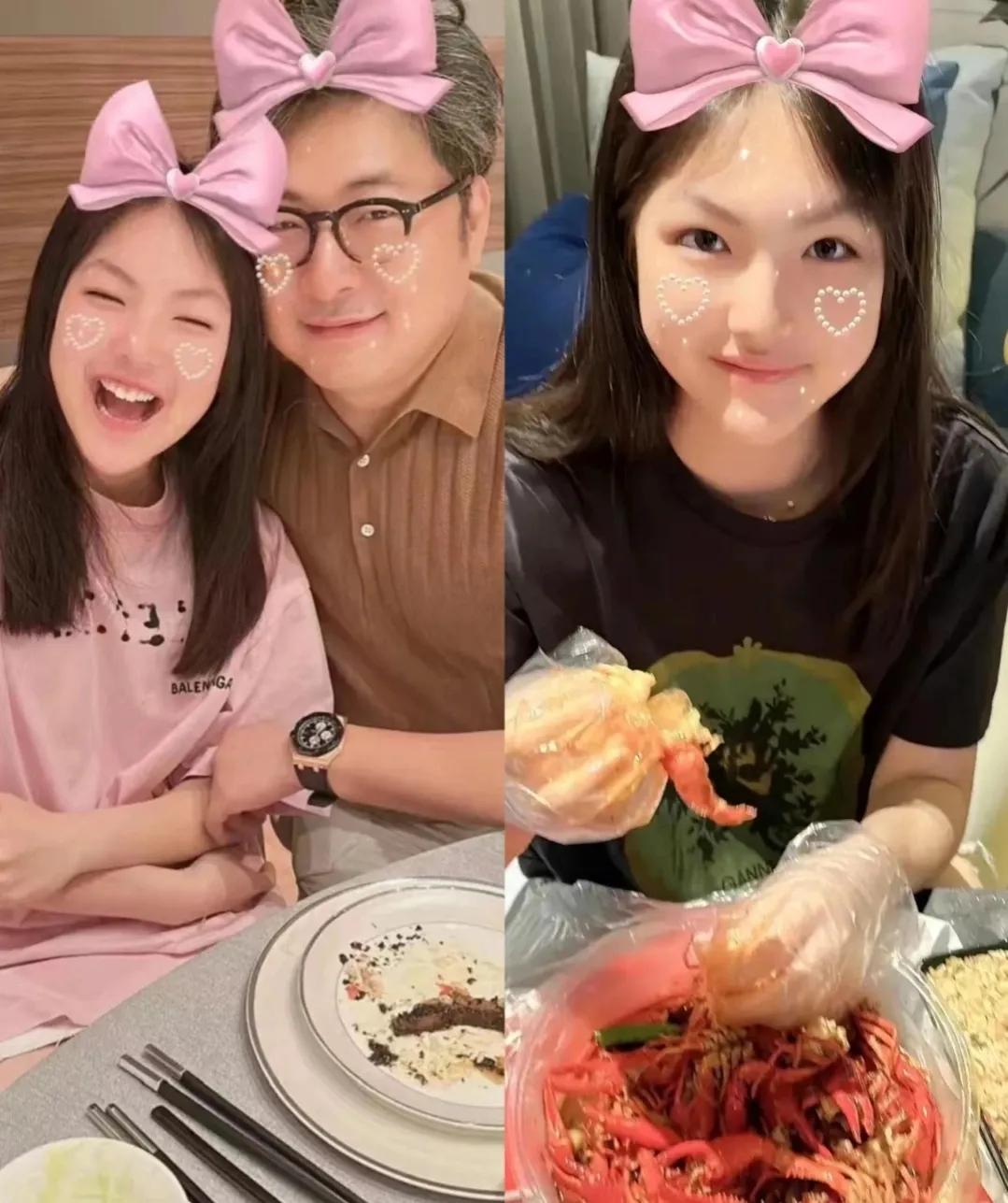 Li Xiang's daughter Wang Shiling has returned to China! The smile is as ...