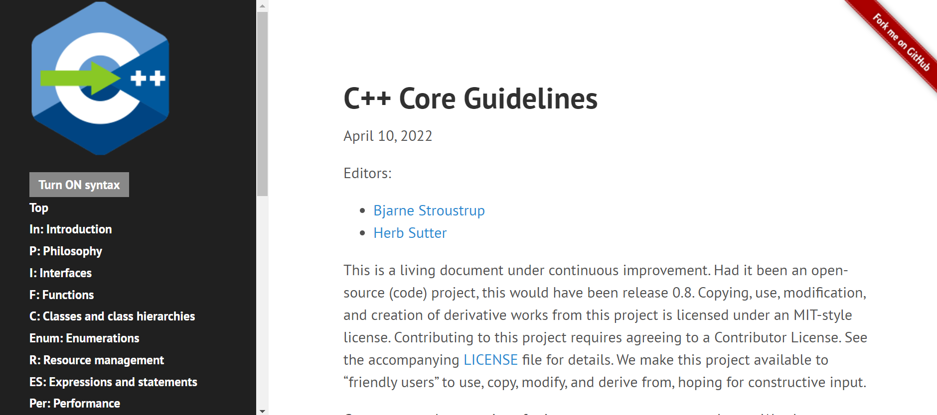 The father of C++ responded that it was recommended to be deprecated ...