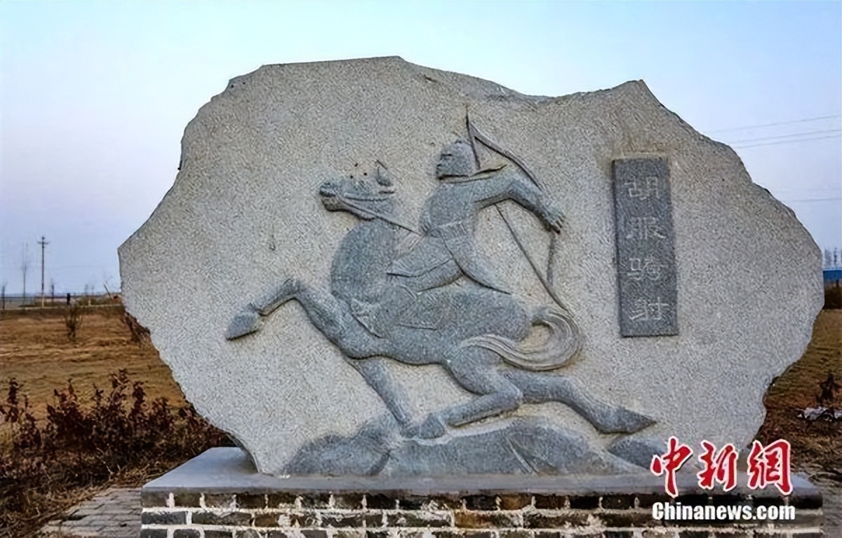 Hufu riding and shooting, the historical silhouette of the great ...