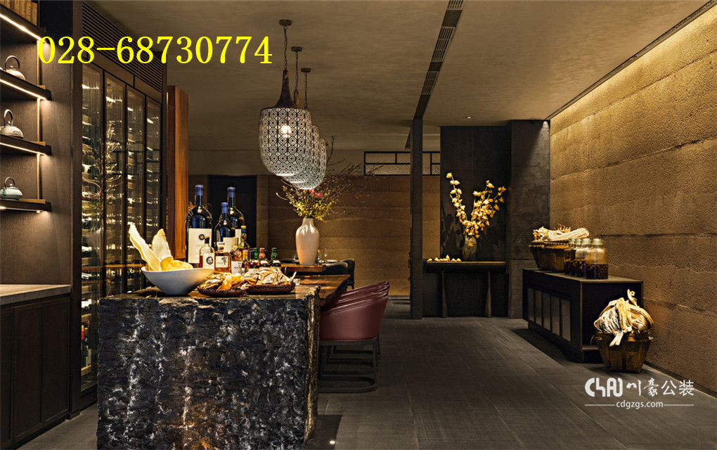 Log color dining space design and decoration - iNEWS