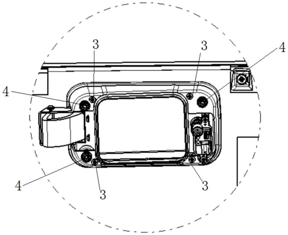 A plastic side charging port cover assembly and installation method ...