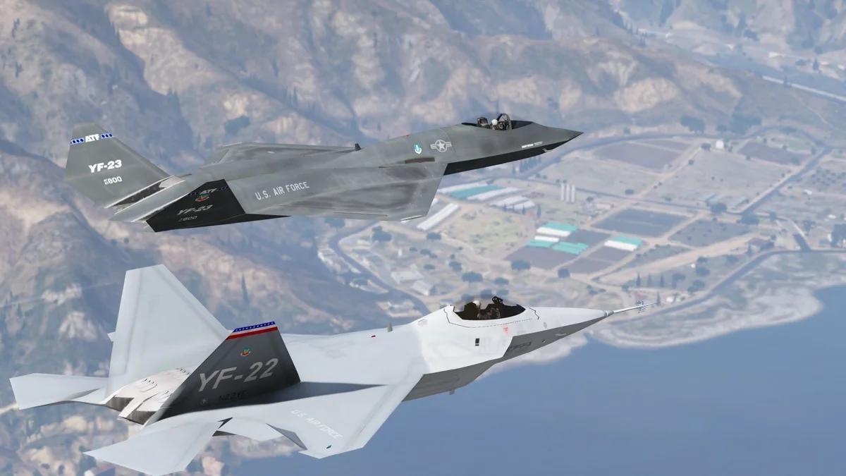 Although the US military YF-23 aircraft had many advantages, it was ...