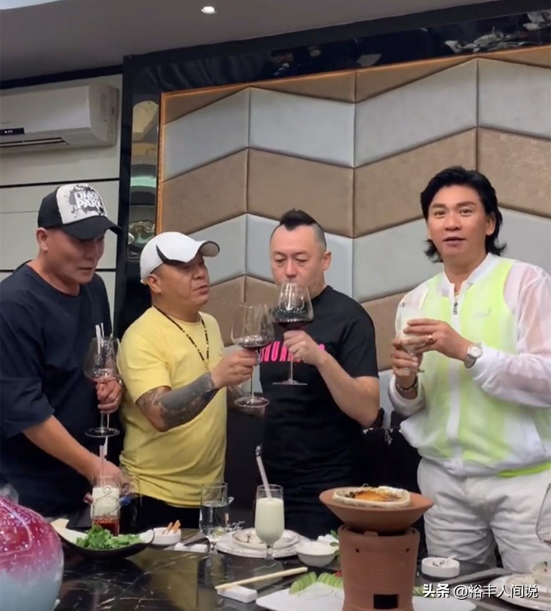 Six Hong Kong stars in the mainland have a dinner!Hui Yinghong's ...