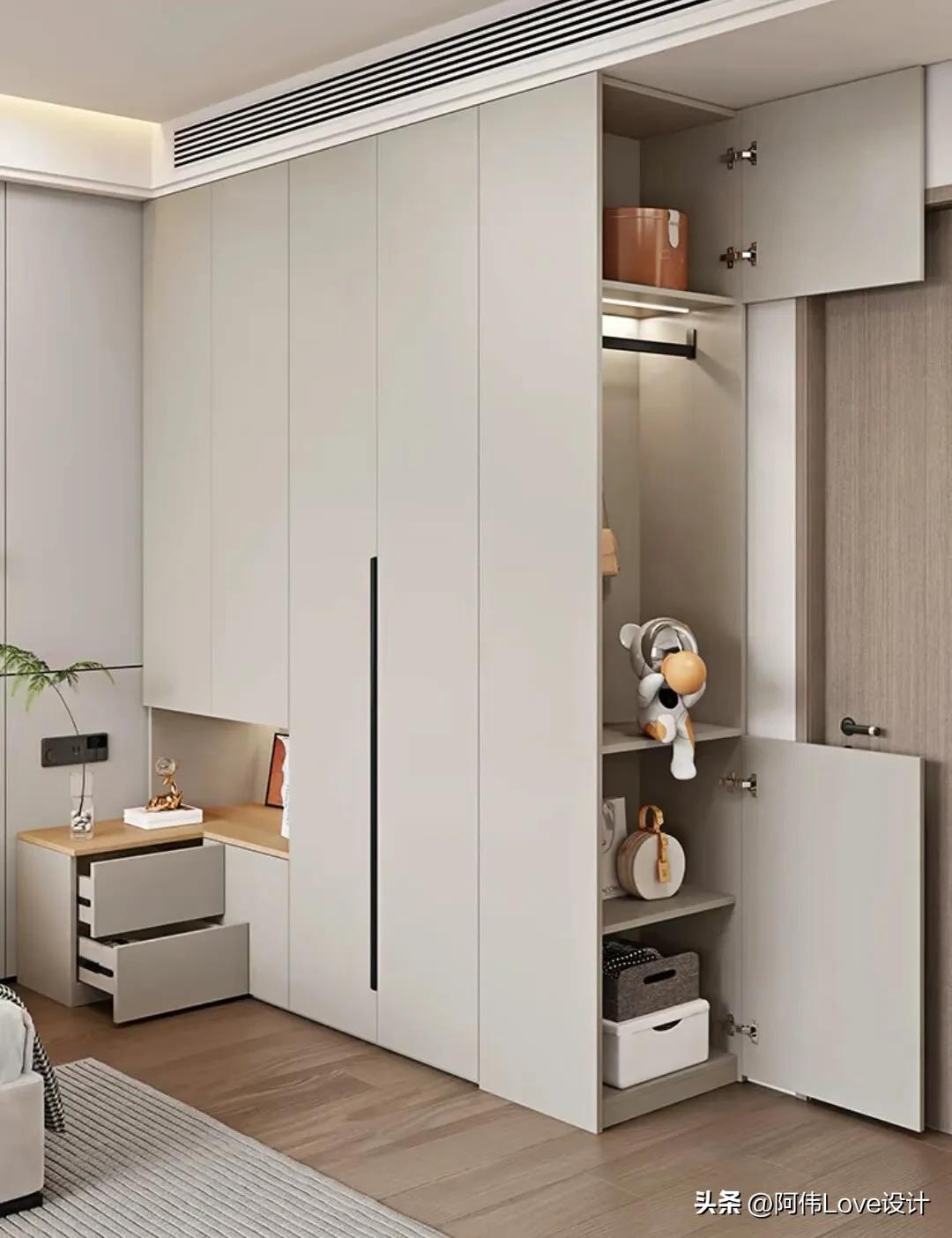 wardrobe corner bedside table - iNEWS