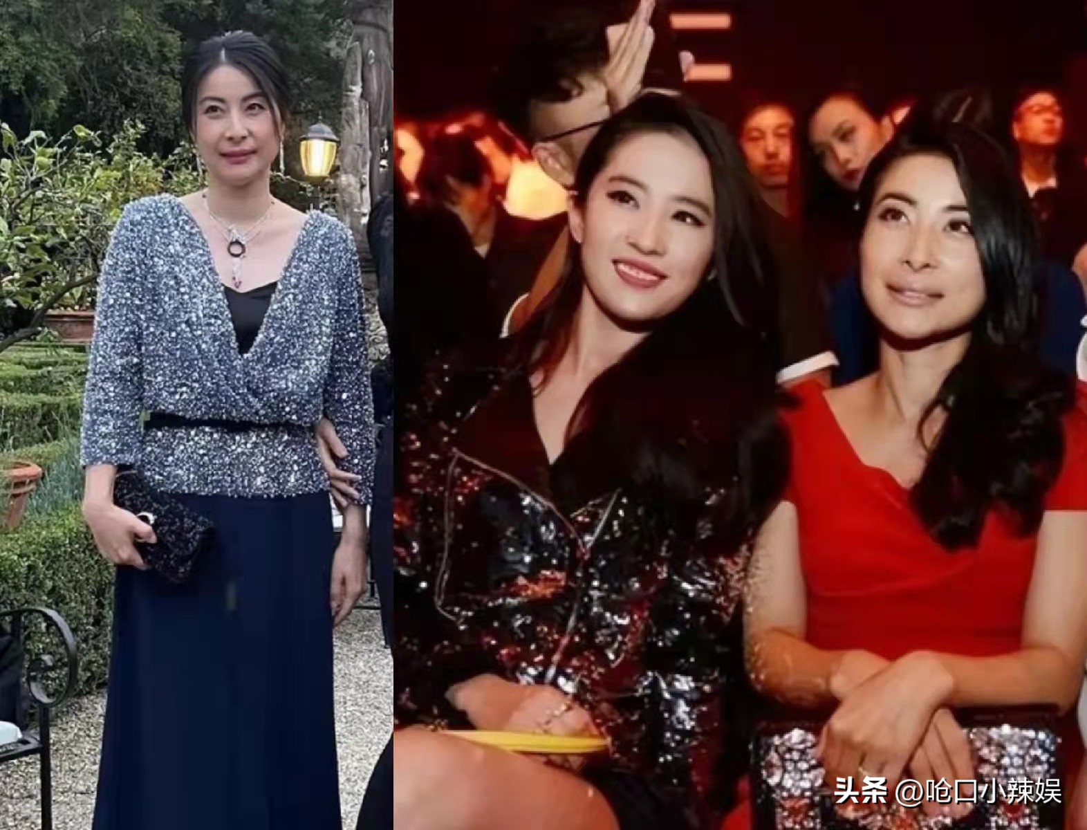 Guo Jingjing is in the same frame as 57-year-old Gong Li, with a strong ...