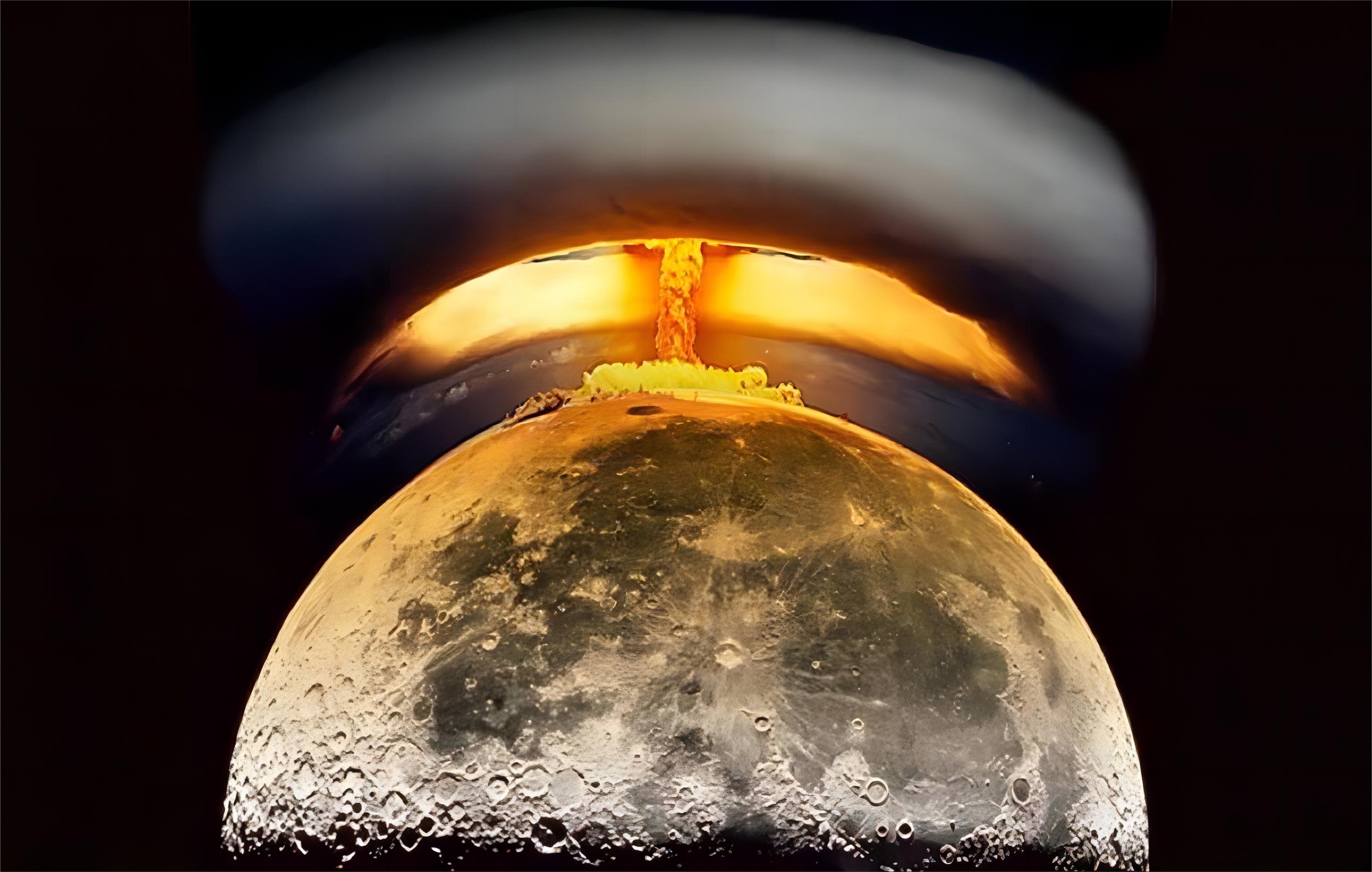 Blow up the moon, the earth is like spring all the year round? Is this ...