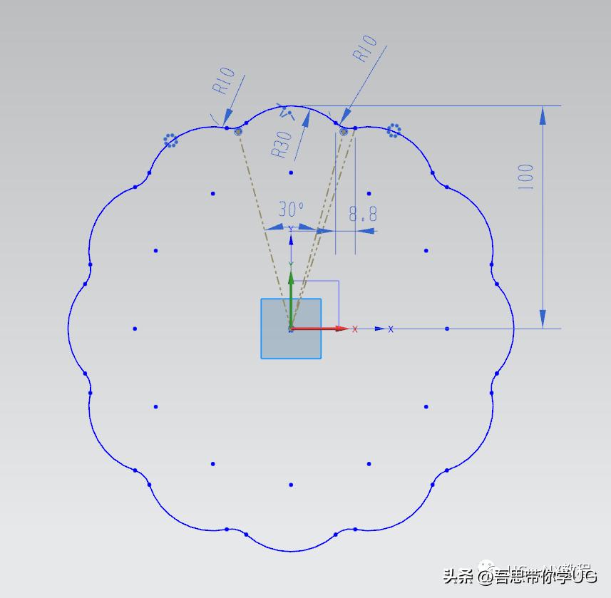UG/NX three methods to teach you to draw a petal bowl, it's very simple ...
