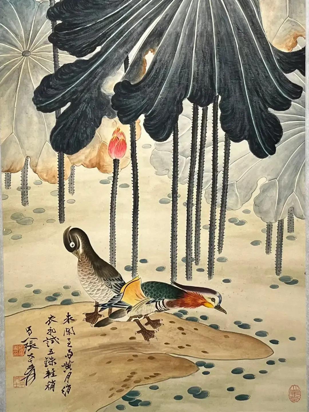 Zhang Daqian ink lotus art - iMedia