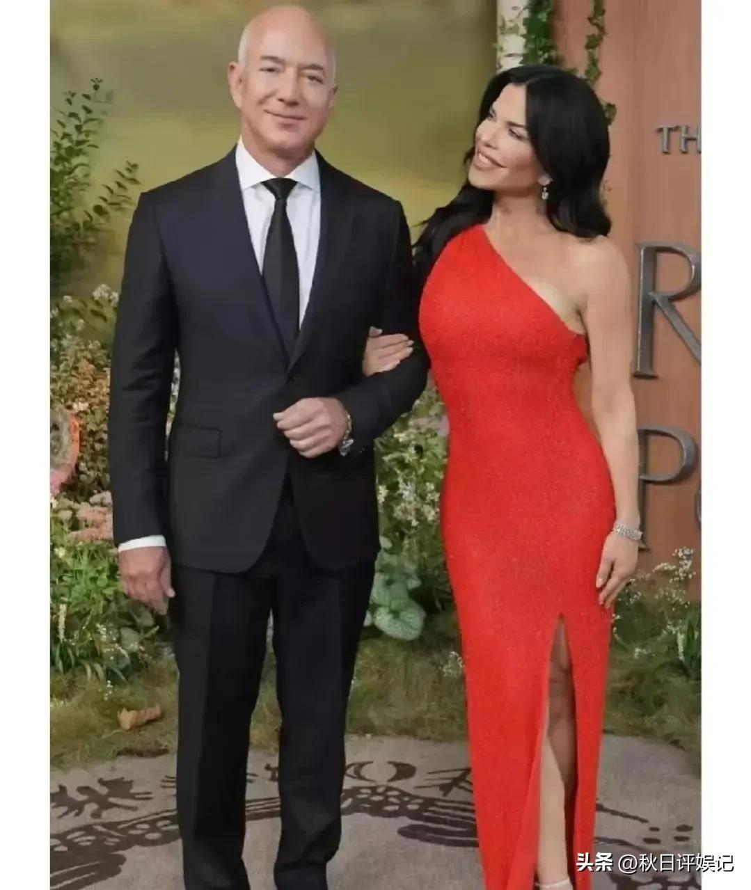 Taking Bezos' adopted daughter to make a movie, and eating with his son ...