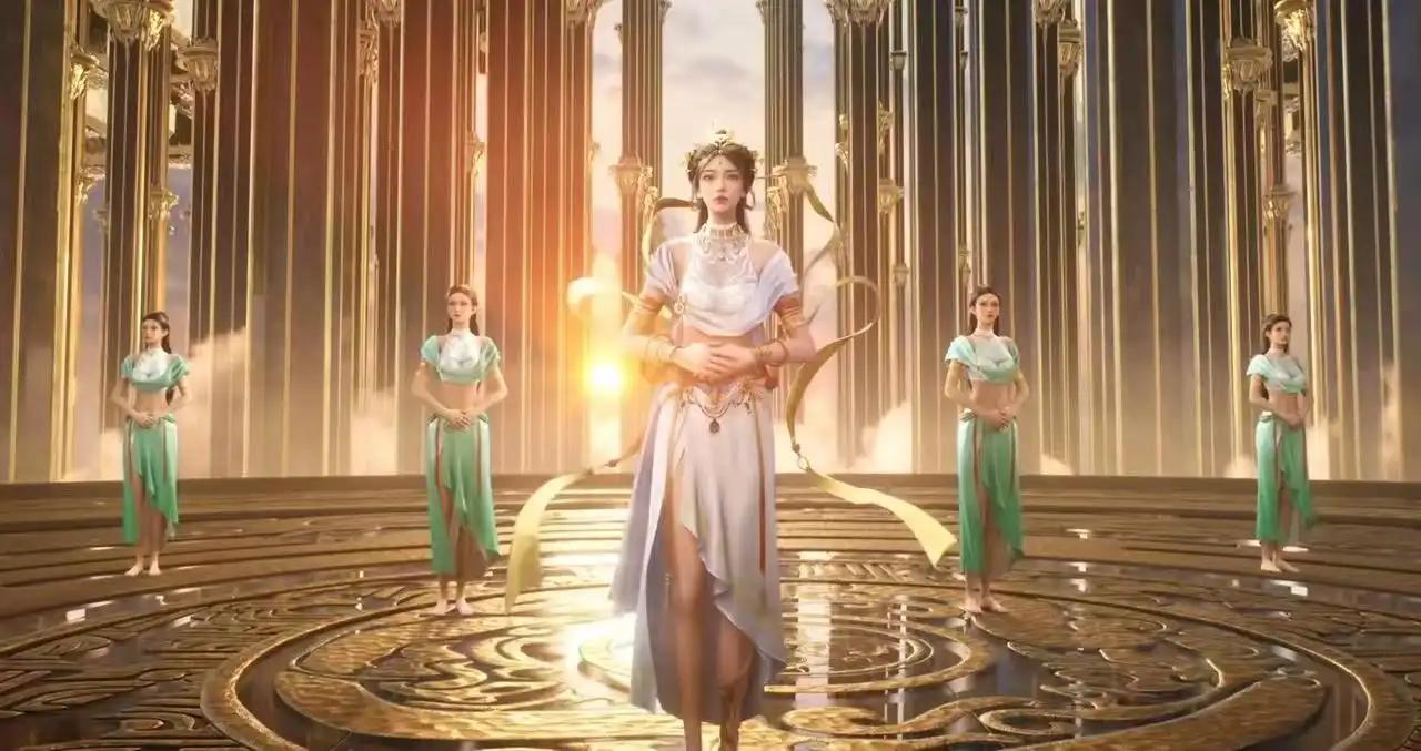 The charm of the Saint of Yao Chi: her stunning bend and long legs in ...