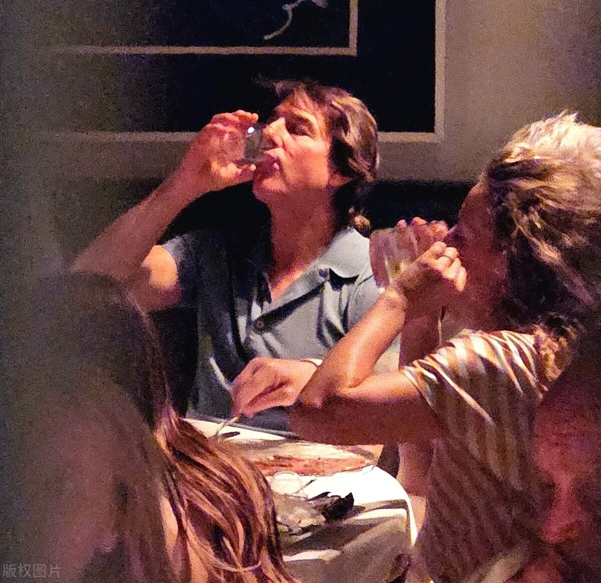 Tom cruise was so unrestrained at the "Mission: Impossible 7" dinner ...