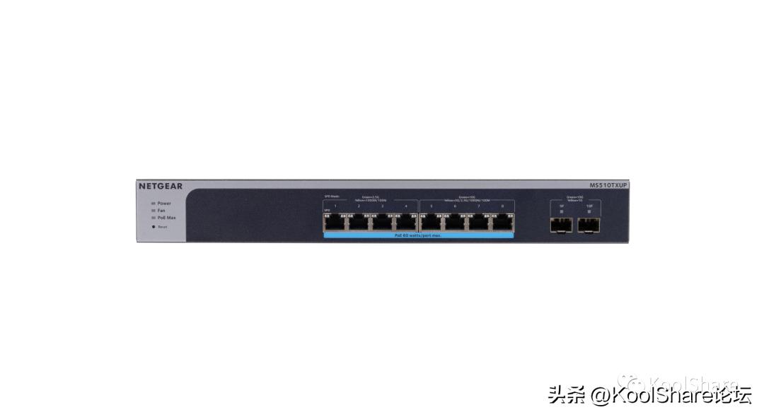 802.3bt 60W PoE++ Netgear MS510TXUP multi-rate switch unboxing ...