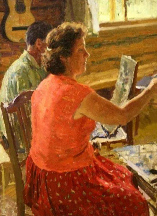 Zakarov's lyrical paintings, an influence on the style of Soviet ...