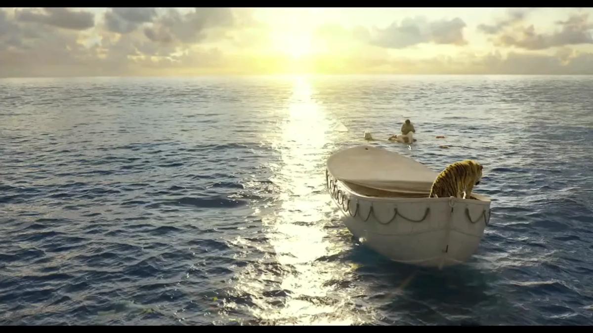 What kind of scenes are created in "The Fantasy Drifting of Boy Pi ...