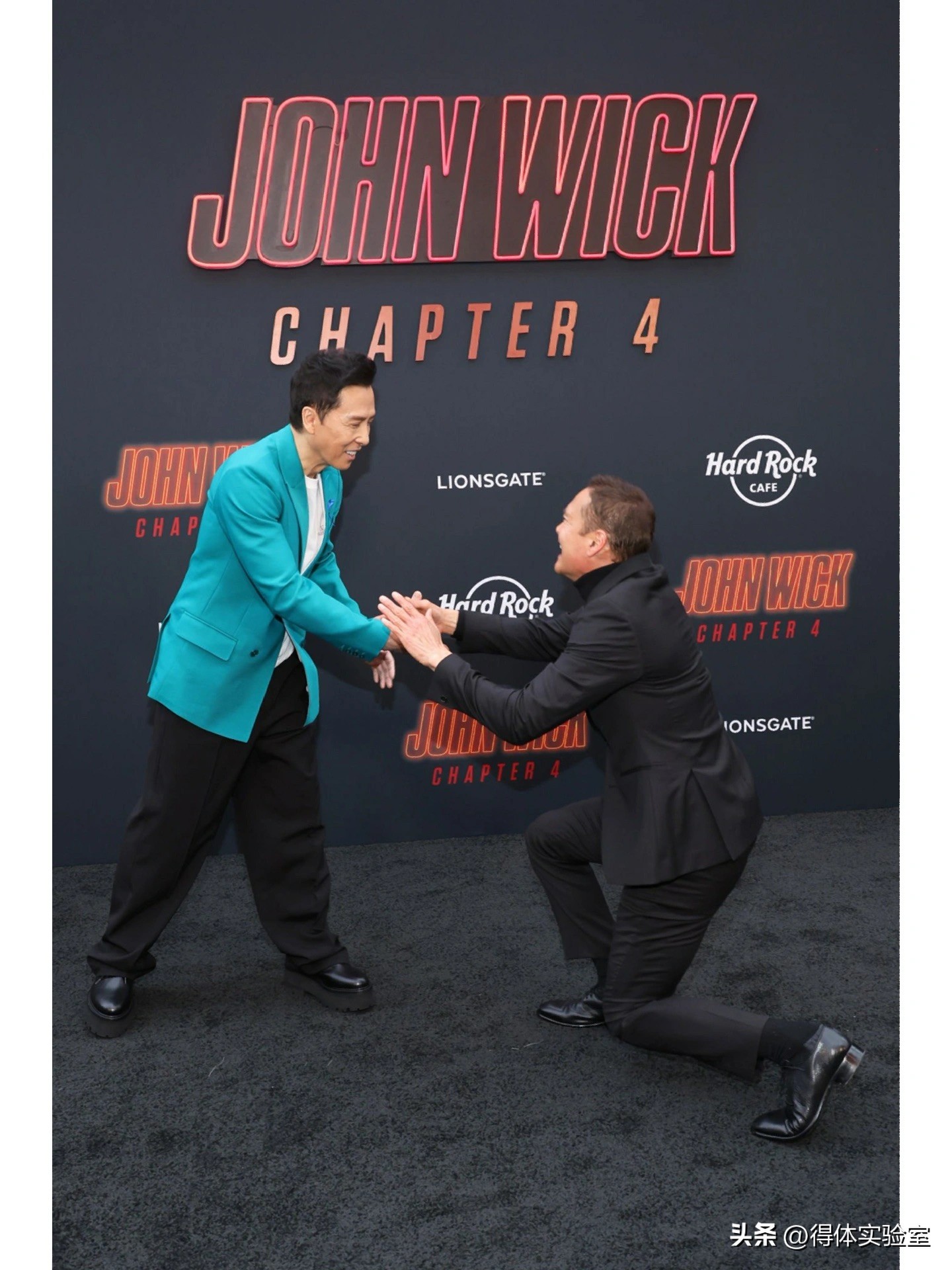 At the premiere of "John Wick 4", Donnie Yen walked like flying in high ...