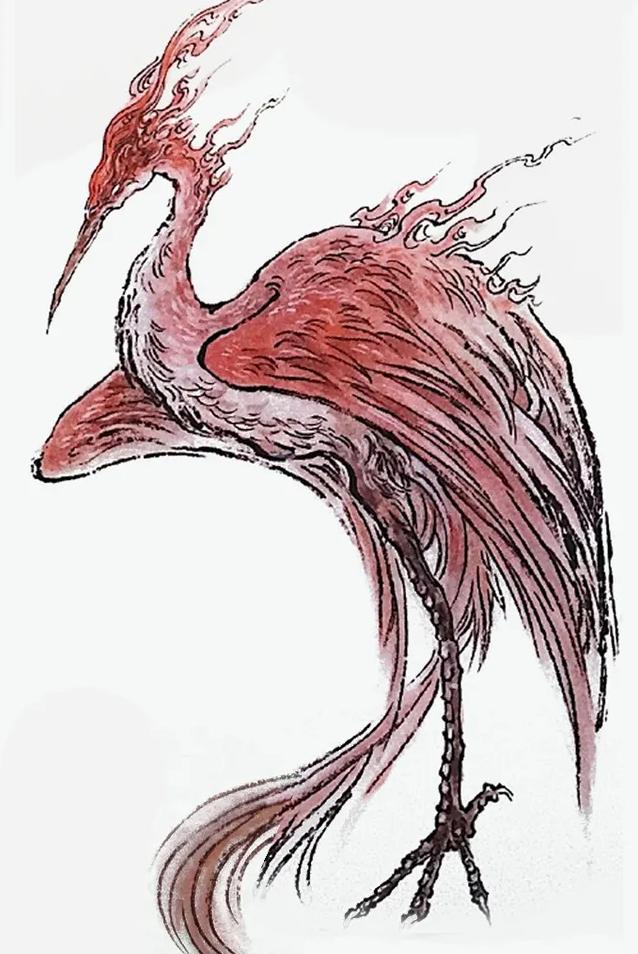 The Completion of the Book of Mountains and Seas/One-legged Crane - iNEWS