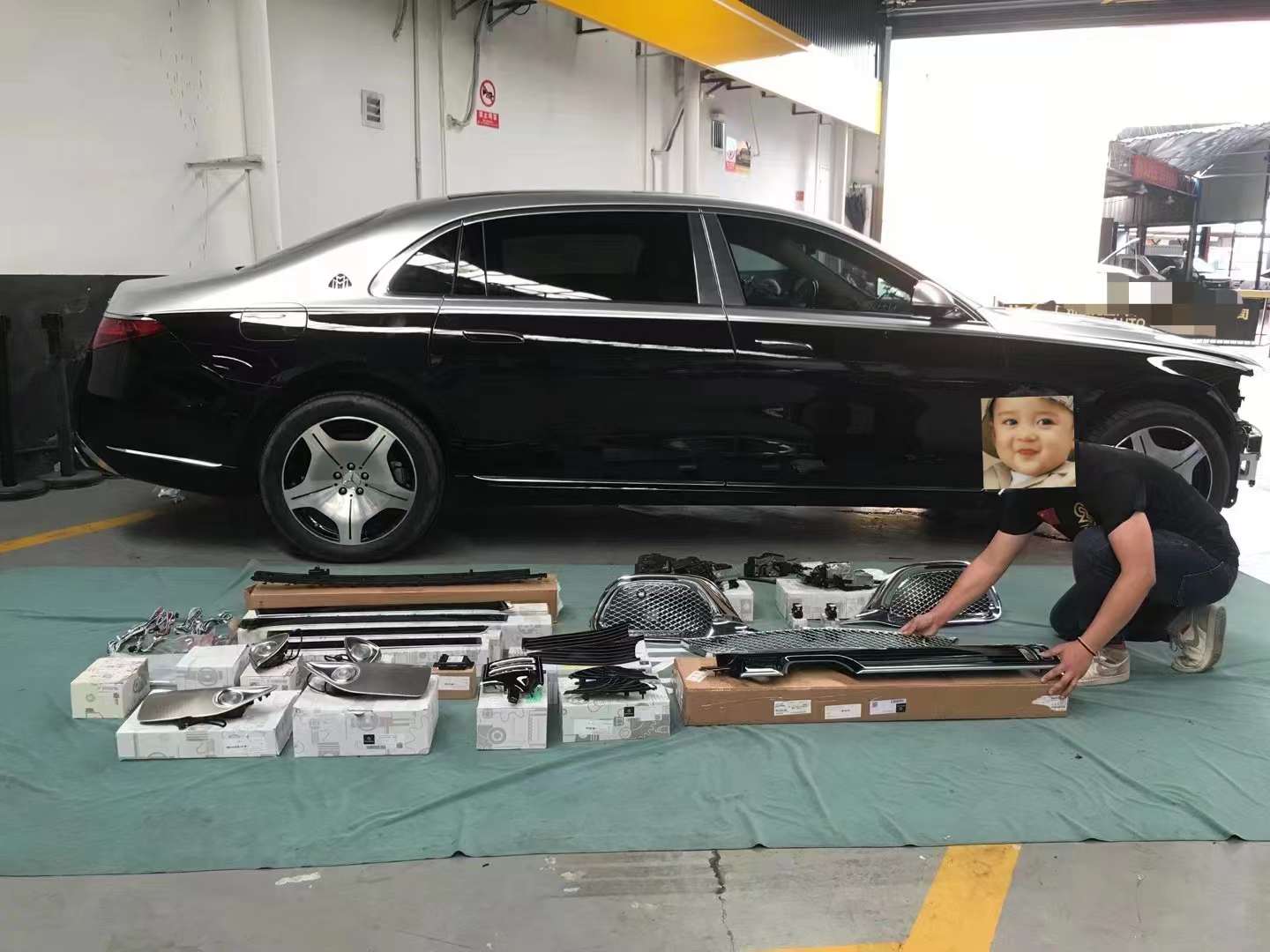 22 Maybach S480 original factory configuration multi-project practical ...