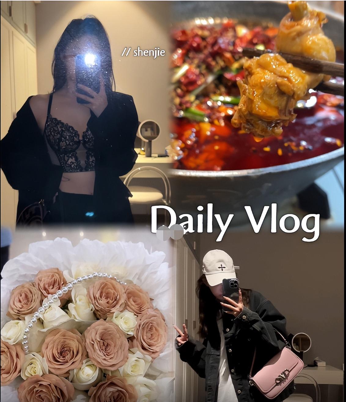 Wang Sicong's 11-year-old girlfriend tried on underwear!Black lace is hot and eye-catching, with ...