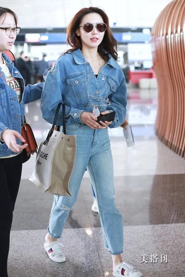Actress Huang Mengying wears jeans - iNEWS