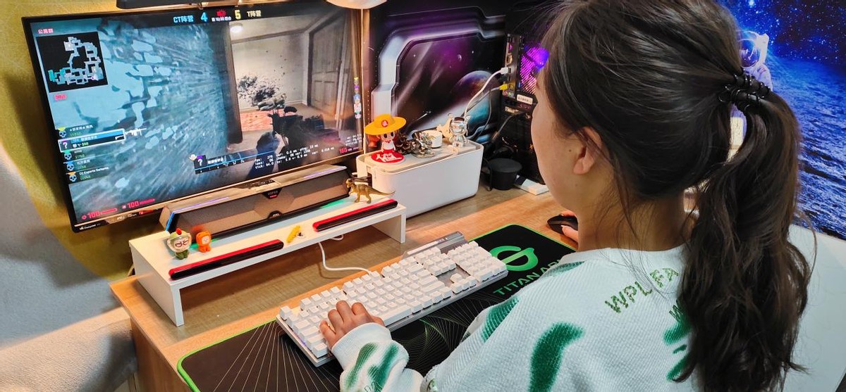 Rapoo 104-key RGB hot-swappable without punching, short key travel ...